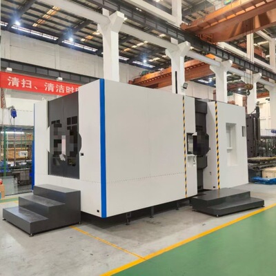 双工作台卧式加工中心HDH63 正T式床身结构2工作台自动交换效率高