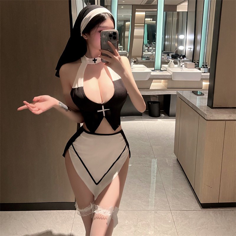 性感内衣cosplay角色扮演修女cos制服游戏装情趣睡衣诱惑qqny套装