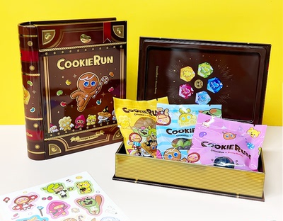 cookierun王国貼紙鐵盒