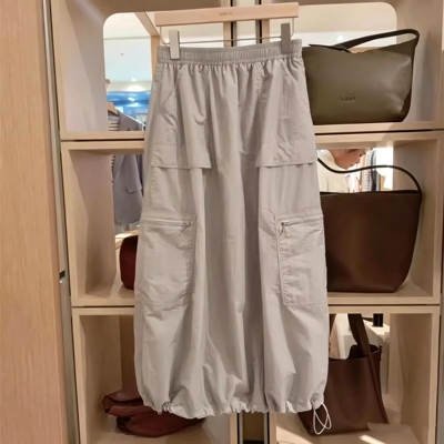 现货~indicia标记专柜正品休闲半身裙松紧腰A字裙6B406QZ324N