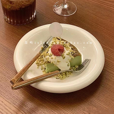 韩式ins胖嘟嘟陶瓷蛋糕盘