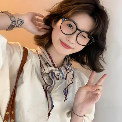 春夏棉麻独特漂亮薄丝巾系脖