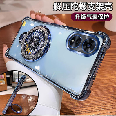 适用oppoA58手机壳A58X新款PHJ110气囊OPPO防摔软0pp0a硅胶全包opoa保护套a五八×男女支架opopa电镀透明外壳