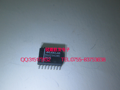 现货直拍 MAX234CWE MAX234EWE贴片SOP16收发器 电子元器件配单