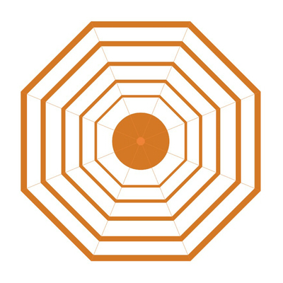 茶猫屋日本动漫周边EVA新世纪福音战士使徒AT力场晴雨三折伞包邮