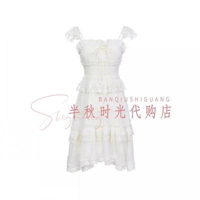 LeFame拉飞姆2026春装刺绣甜美连衣裙LF26C61SO283原2995