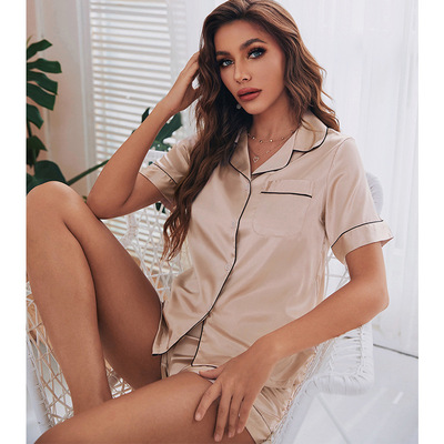 2026 summer cool 2 piece home wear for women soft pajamas