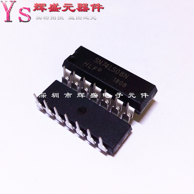 SN74LS08N HD74LS08P DIP-14 四路2 输入正与门 74LS08