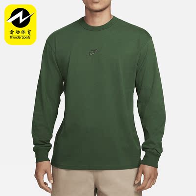 Nike/耐克正品子休闲logo男子透气圆领长袖运动T恤DO7391-323