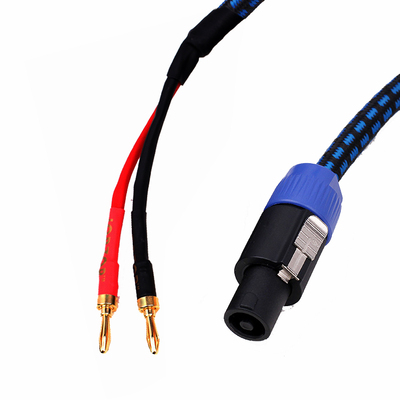 卡农欧姆speakon香蕉头口音响