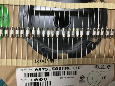 0875.500MRET1P LF500MA 力特贴片保险管  500MA 250V 3.6X10MM