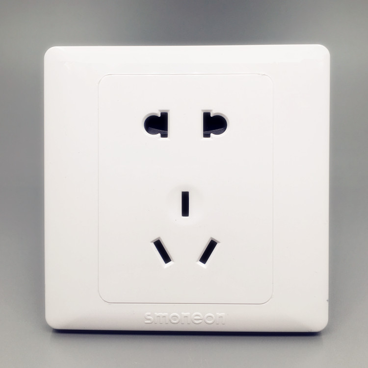 俊朗明装插座超薄开关面板多孔一开五孔十孔家用明线118型墙壁16a_虎窝淘