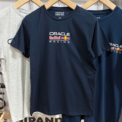 次品处理 红牛车队F1 RedBull Racing夏季美式休闲圆领短袖T恤男