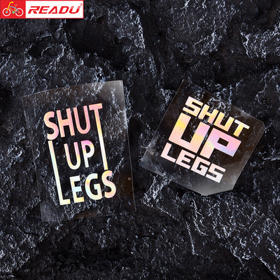 自行车贴纸闭嘴个性创意装饰