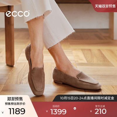 【预售】ECCO爱步女鞋 26秋季新款复古平底通勤乐福鞋 舞悦234383
