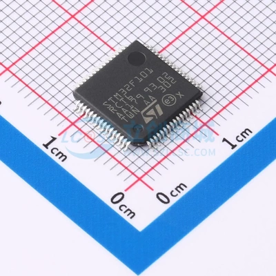 全新原装 STM32F101RCT6TR LQFP-64(10x10)单片机 (MCU/MPU/ SOC)