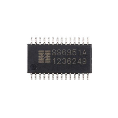 SS6951A-ET-TP封装 ETSSOP28 双 H 桥电机驱动4 档电流 打印机 IC