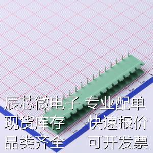 DB2ERF-5.08-15P-GN 插拔式接线端子 5.08mm 1x15P 排数:1 每排P