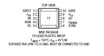 原装  LTC3805EMSE LTC3805IMSE LTC3805HMSE LTC3805 可直拍