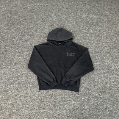 美式复古洗水做旧发泡字母卫衣