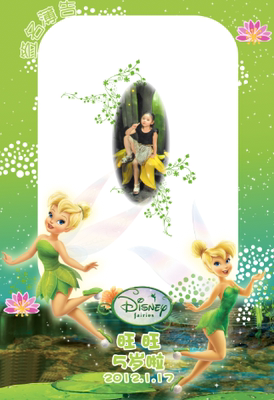 奇妙仙子叮当小仙女签名派对来宾签名留念寄语签名布告涂鸦