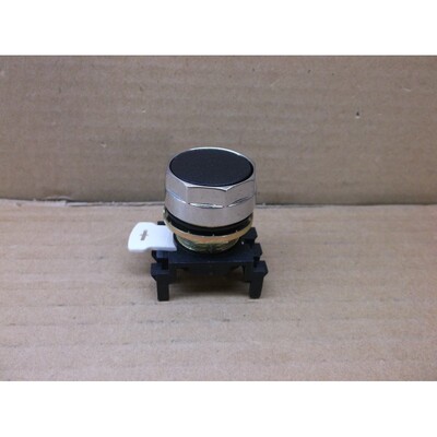 EM22P1 Eaton Cutler Hammer NEU 22MM Metall Schwarz Flach Dru
