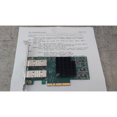Mellanox NVidia MT27710 ConnectX4 适配器 1 提供
