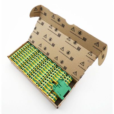 50x Weidmüller WPE 16 WPE16 1010400000 Schutzleiter-Reihenk