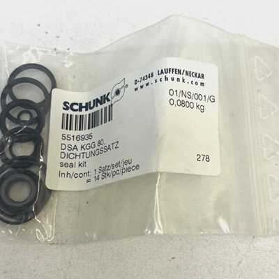 Schunk DSA KGG 80 5516935 Dichtungssatz Dichtungsringe Dicht