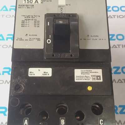 Disjoncteur Carr D I Line KA36150 150A 600V 3P