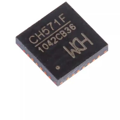 全新 CH571F QFN-28 集成BLE无线通讯的32位RISC微控制器芯片