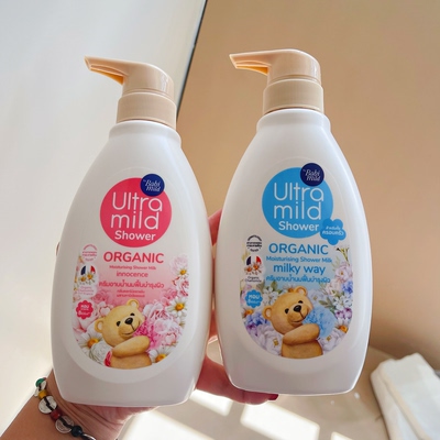 泰国Babimild婴幼儿洋甘菊沐浴乳 温和倍护滋润牛奶花香沐浴露