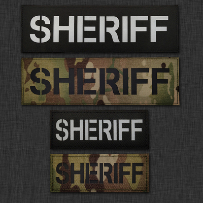 魔术贴章反光IR面料英文魔术贴章