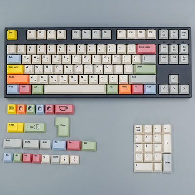 经典配色韩文字根键帽