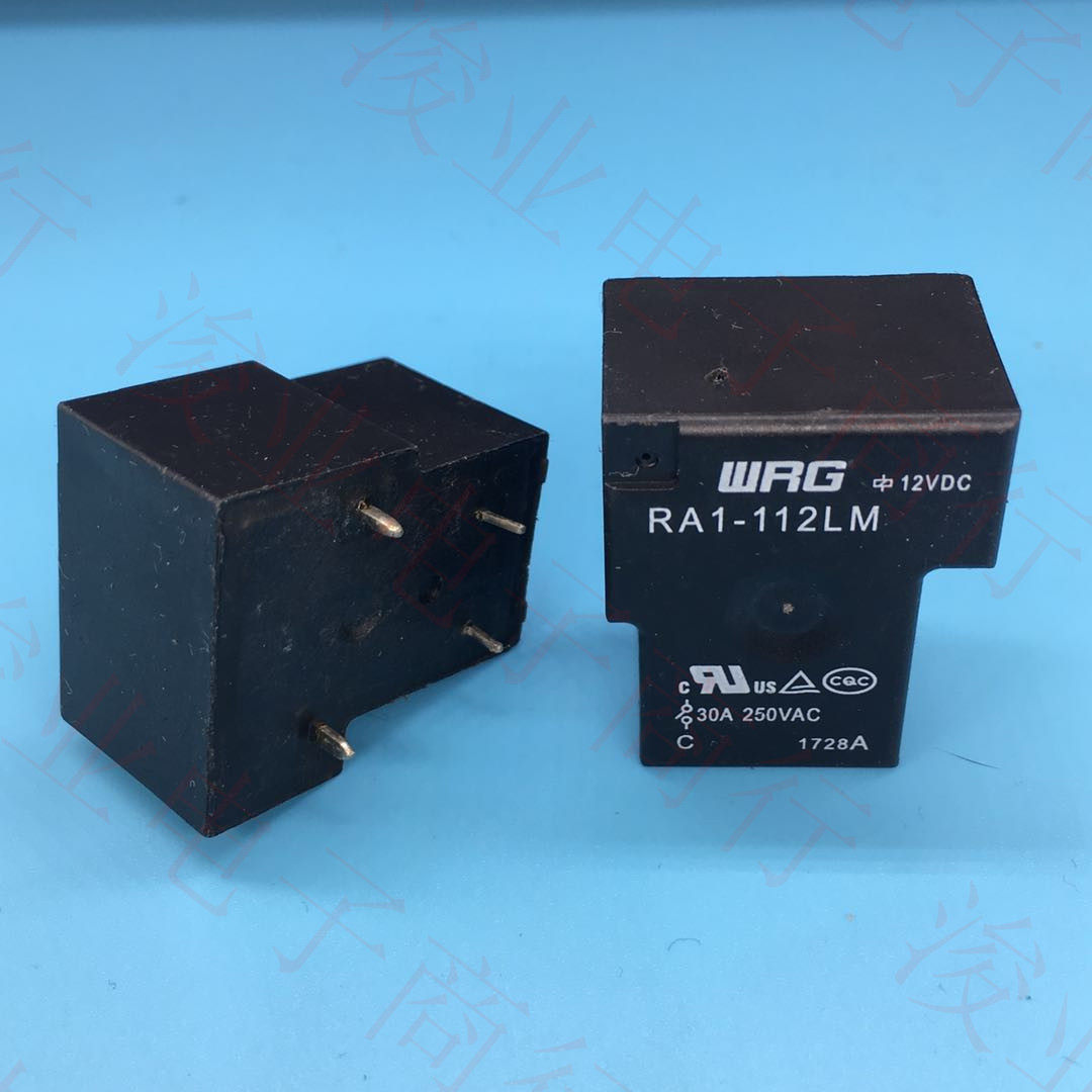 WRG原装RA1-112LM 12VDC继电器 30A 250VAC一组常开4脚现货_虎窝淘