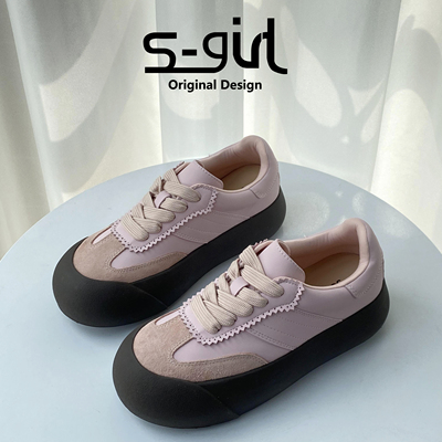 sgirl丑萌大头面包鞋女