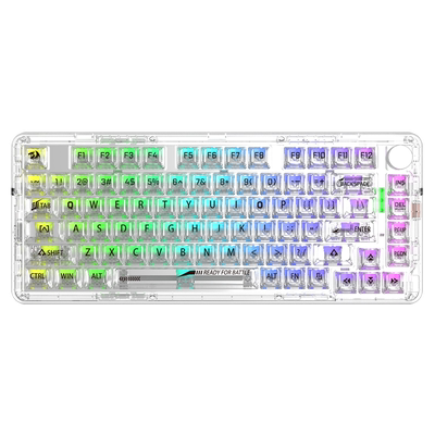 红龙KS82gasket结构透明机械键盘