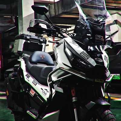 适用26款升仕368g/150X/350d赞助商摩托车装饰贴遮划痕反光车身贴