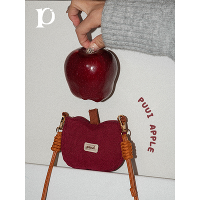 Puui原创异形迷你斜挎包秋冬便携耳机包零钱包可爱ins风女