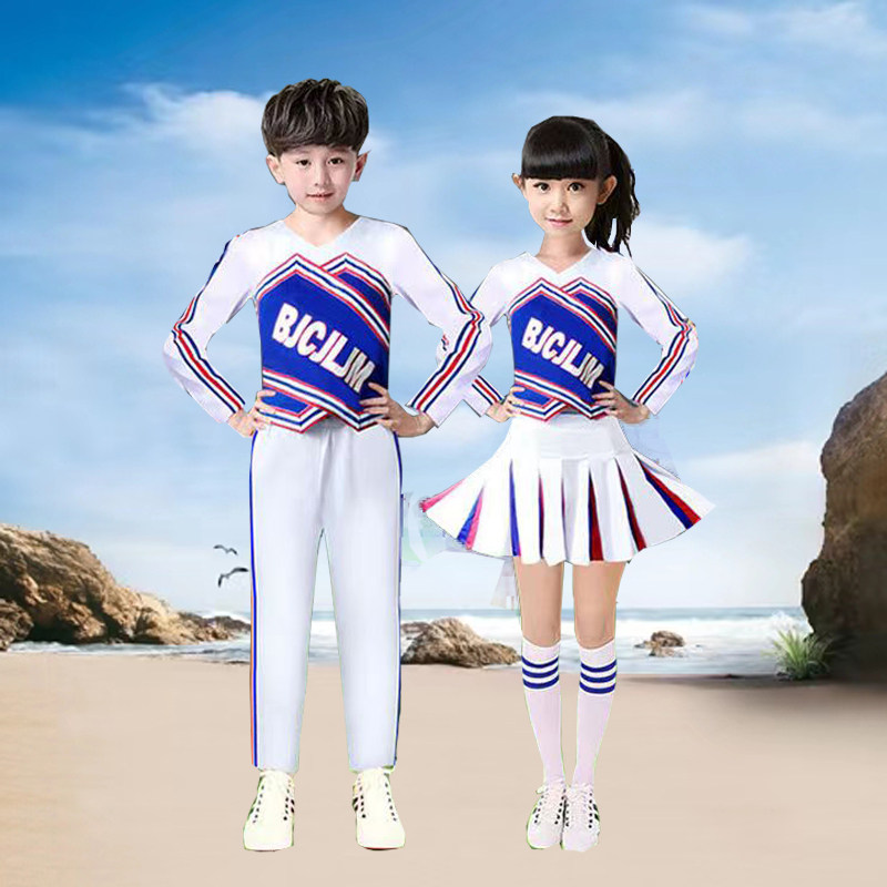 出租儿童中小学生运动会啦啦操演出服裙舞蹈服装啦啦队服装女