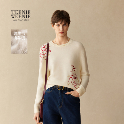 TeenieWeenie小熊女装圆领毛衣