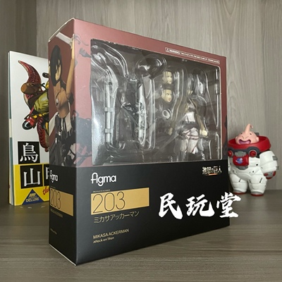 进击的巨人 Figma 盒装 可动 手办手办203三笠阿克曼艾伦 兵长