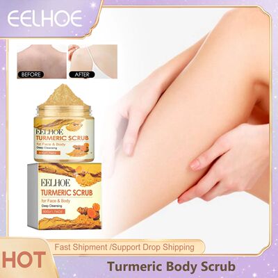 Turmeric Body Scrub Cleansing Soften Cutin Removal Dead Skin