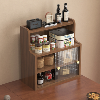 中古风实木杯架桌面杯子收纳置物架水杯茶杯咖啡杯轻奢台面展示架