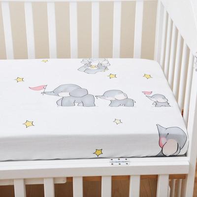 Cotton Fitted Crib Sheet Kid Baby Bedsheet Cover Mattress