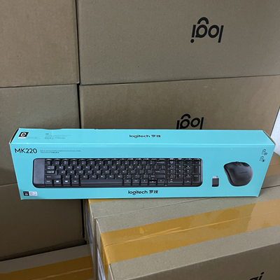 国行正品罗技MK220键盘鼠标笔记本台式电脑办公家用无线键鼠套装