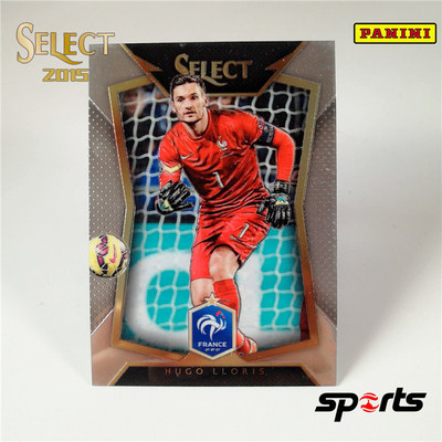 007#洛里斯(Lloris)-法国/热刺-Select2015帕尼尼足球球星卡Base
