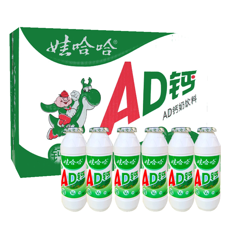 娃哈哈AD钙奶100g*24瓶