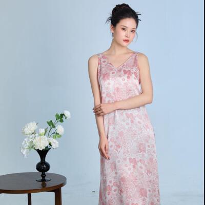 素心从简妈妈装连衣裙 桑蚕丝真丝面料 简约清雅温婉大气