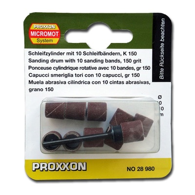 PROXXON打磨砂圈手持机打磨片10mm砂圈打磨片百叶轮打磨圈磨头